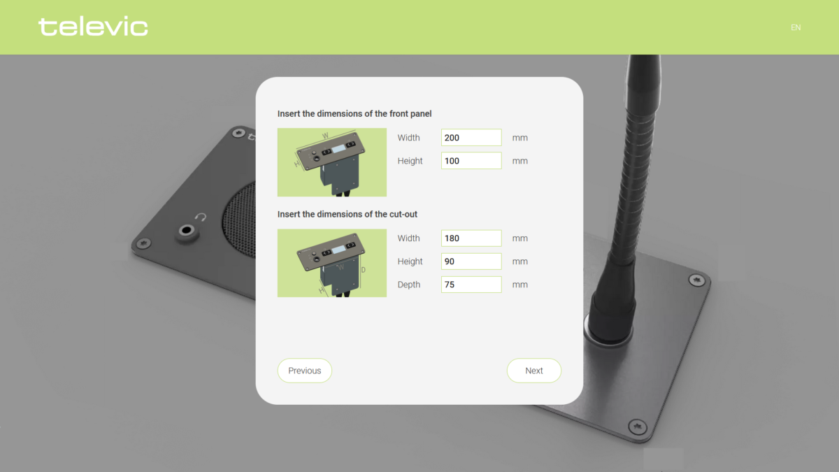 Design your custom Confidea F panels with our 3D configurator | Televic Conference Knowledge Base