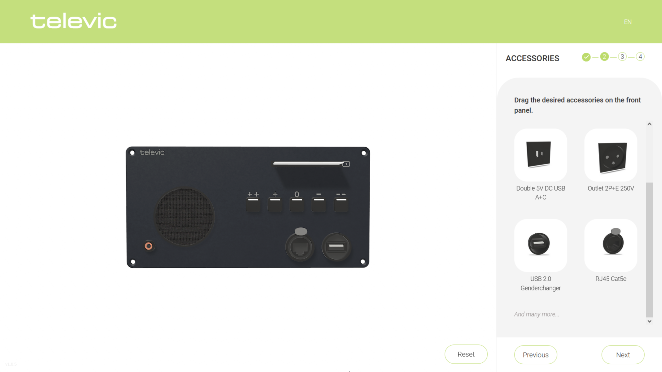 Design your custom Confidea F panels with our 3D configurator | Televic ...