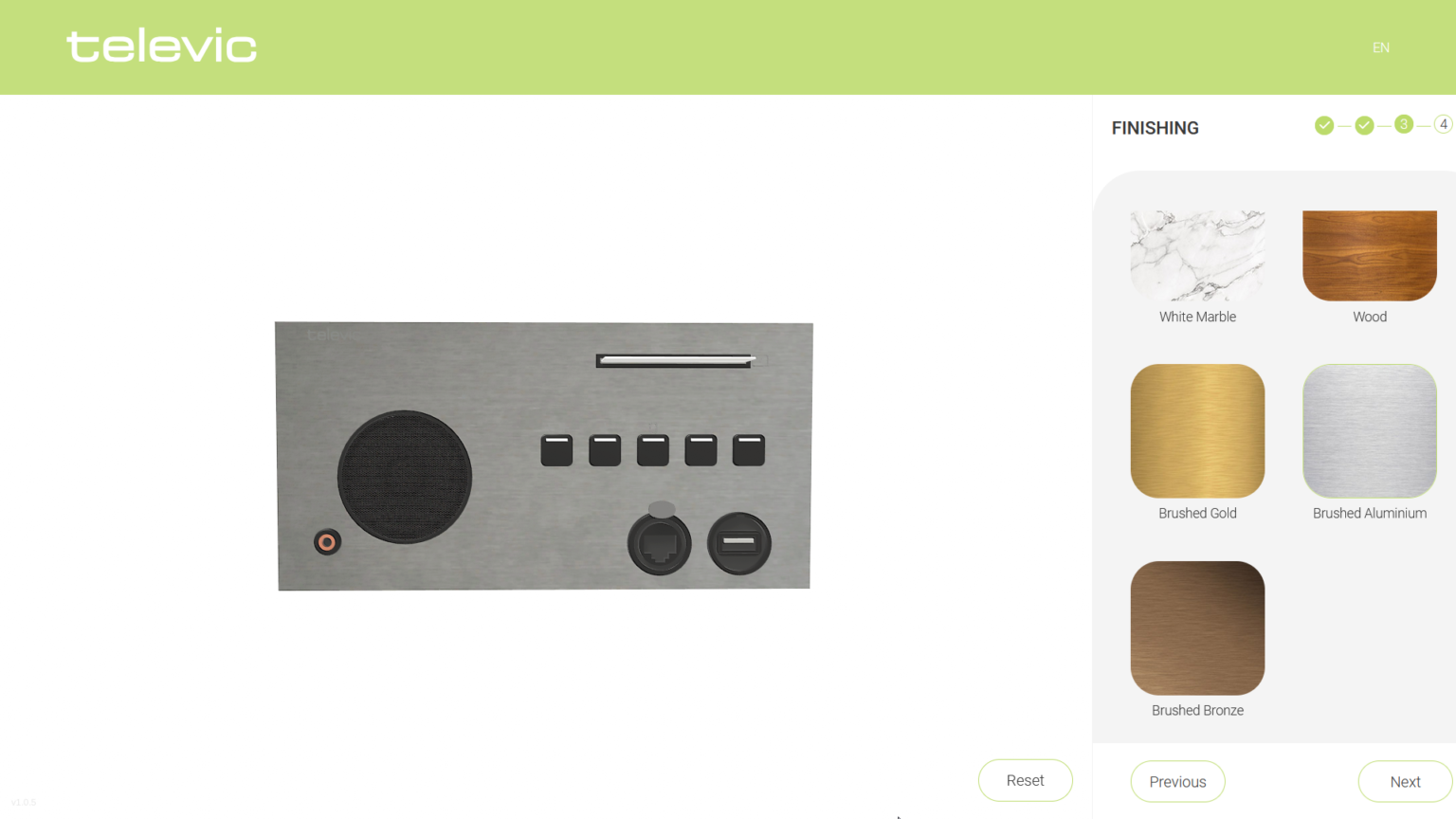 Design your custom Confidea F panels with our 3D configurator | Televic Conference Knowledge Base
